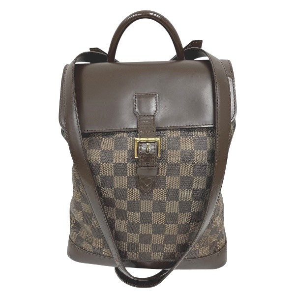 ルイヴィトン Louis Vuitton ダミエ ソーホー N51132 バッグ リュック レディース【中古】