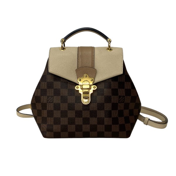 ルイヴィトン Louis Vuitton ダミエ クラプトン バッグパック N42259 バッグ リュック レディース【中古】