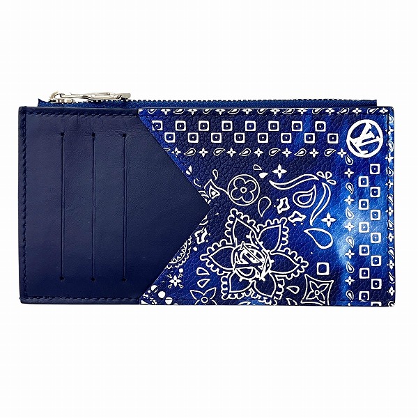 ルイヴィトン Louis Vuitton モノグラム バンダナ カードホルダー M81432 ミニ財布 ケース ユニセックス 小物【中古】