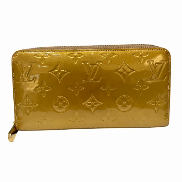 ルイヴィトン Louis Vuitton ヴェルニ ジッピー ウォレット M91470 ラウンドファスナー ノワゼット 長財布 レディース【中古】
