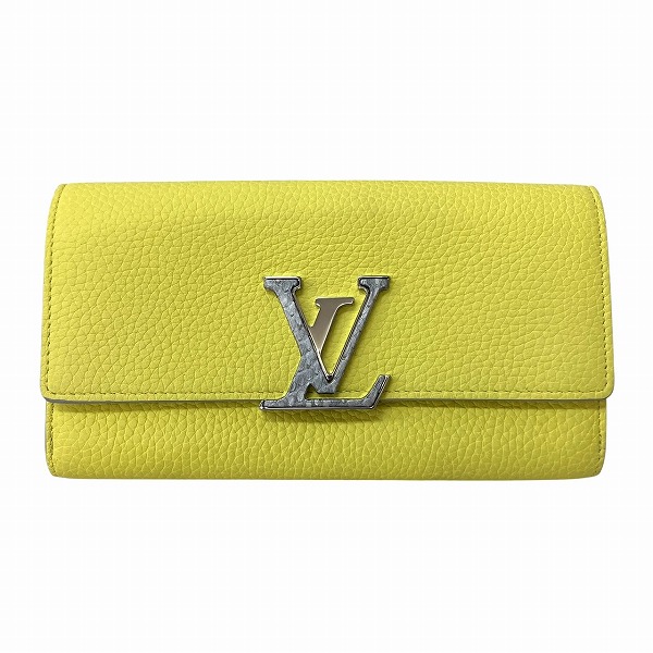 ルイヴィトン Louis Vuitton トリヨン ポルトフォイユカプシーヌ N89197 パイソン 長財布 レディース【中古】