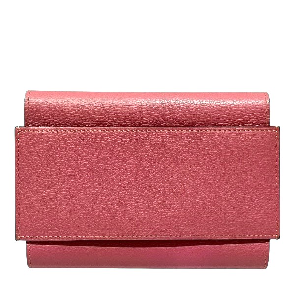 エルメス Hermes パッサン コンパクト ローズアザレ 2つ折り財布 レディース【中古】