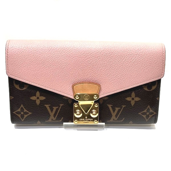 ルイヴィトン Louis Vuitton モノグラム ポルトフォイユ パラス M64352 長財布 2つ折り財布 レディース【中古】