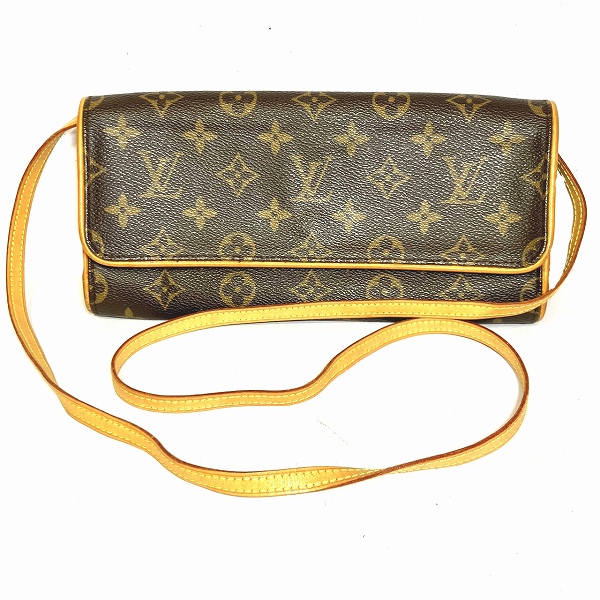 ルイヴィトン Louis Vuitton モノグラム ポシェット・ツインGM M51852 バッグ ショルダーバッグ レディース【中古】