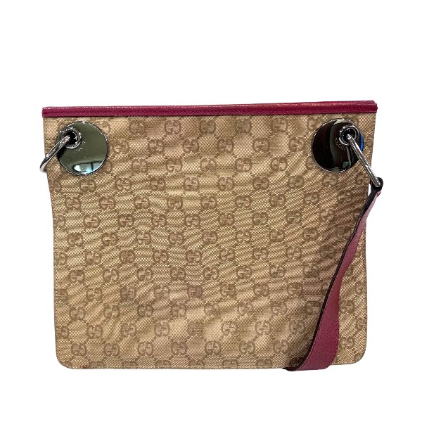 グッチ GUCCI 120841 GGキャンバス バッグ ショルダーバッグ レディース【中古】