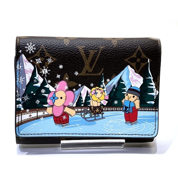 ルイヴィトン Louis Vuitton モノグラム ポルトフォイユ・ヴィクトリーヌ M82622 3つ折り財布 レディース【中古】
