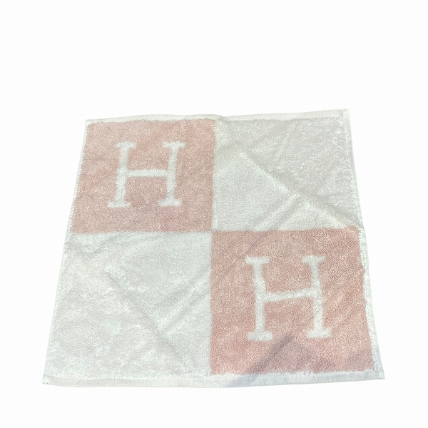 エルメス Hermes アヴァロン 102192M-02 ブランド小物 ハンドタオル ユニセックス 未使用品【中古】