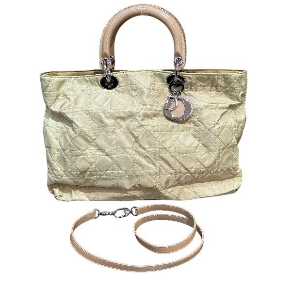 ディオール カナージュ オリーブグリーン バッグ トートバッグ ショルダーバッグ ユニセックス【中古】