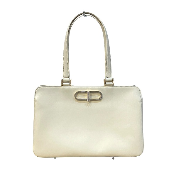 フルラ FURLA レザー ライトベージュ バッグ ハンドバッグ ショルダーバッグ レディース【中古】