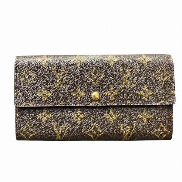 ルイヴィトン Louis Vuitton モノグラム ポシェット ポルトモネ クレディ M61725 長財布 ユニセックス【中古】