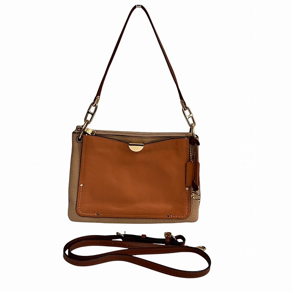 コーチ COACH セミショルダー 54163 2WAY バッグ ハンドバッグ レディース【中古】