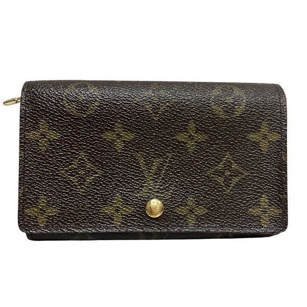 ルイヴィトン Louis Vuitton モノグラム ポルトモネ・ビエ トレゾール M61730 2つ折り財布 ユニセックス【中古】