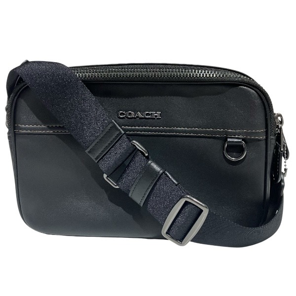 コーチ COACH グラハム C4148 ブラック バッグ ショルダーバッグ メンズ【中古】