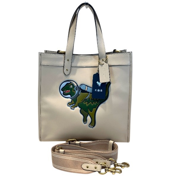 コーチ COACH フィールド トート.レキシー.スペース プリント CG597 バッグ トートバッグ ショルダーバッグ レディース【中古】