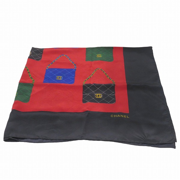 シャネル CHANEL 大判 マトラッセ柄 ブランド小物 スカーフ レディース【中古】