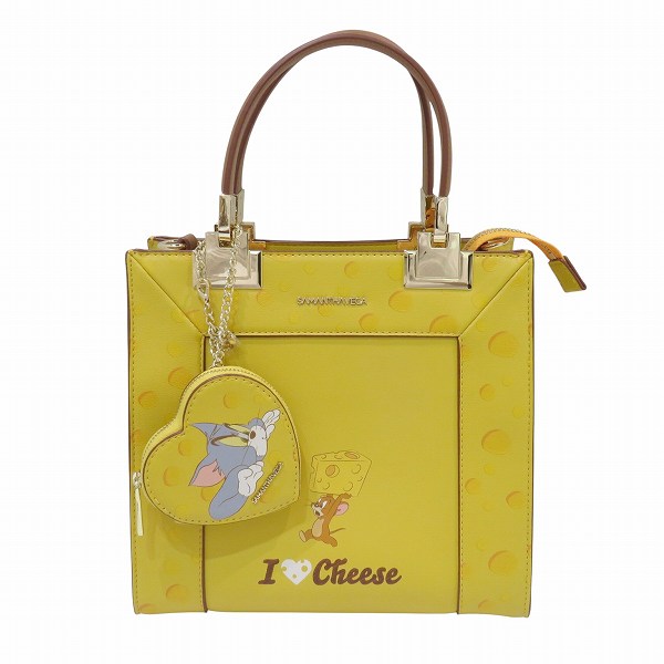 サマンサベガ トムとジェリーコレクション 2WAY バッグ ハンドバッグ レディース【中古】