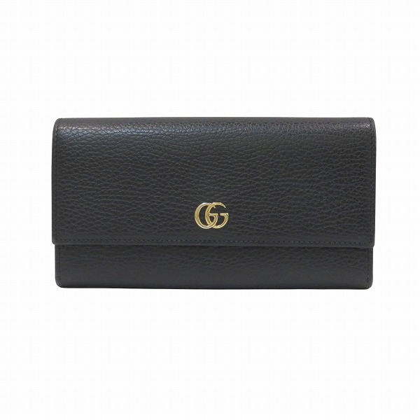 グッチ GUCCI GGマーモント コンチネンタル ウォレット 456116 長財布 ユニセックス【中古】