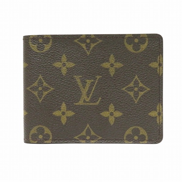 ルイヴィトン Louis Vuitton モノグラム ポルトフォイユ ミュルティプル M60895 2つ折り財布 ユニセックス【中古】