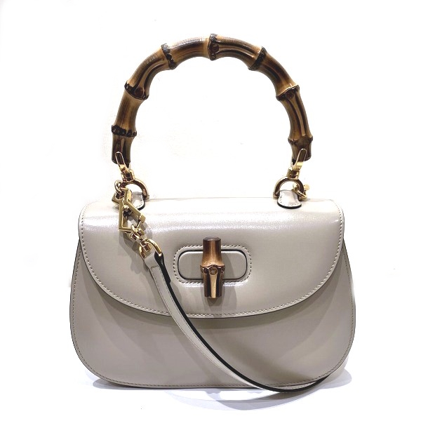 グッチ GUCCI バンブー 1947 スモール トップ 675797 バッグ ハンドバッグ ショルダーバッグ レディース【中古】