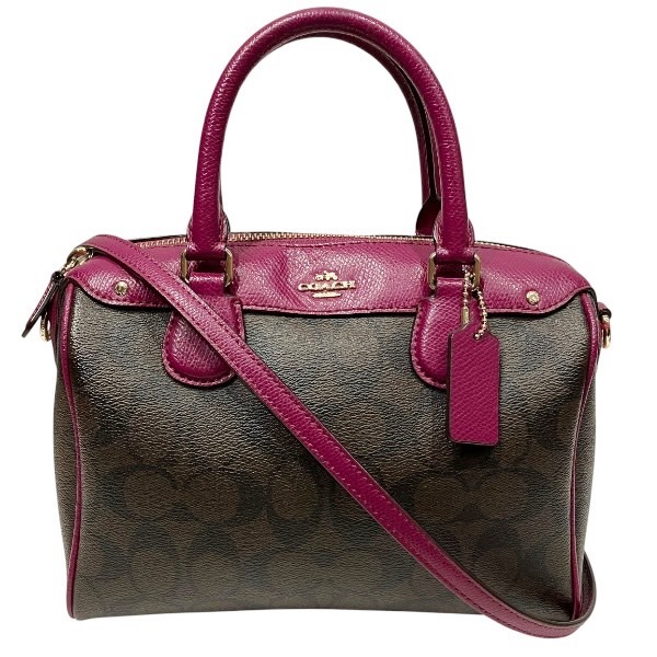 コーチ COACH シグネチャー F36702 バッグ ハンドバッグ ショルダーバッグ レディース【中古】