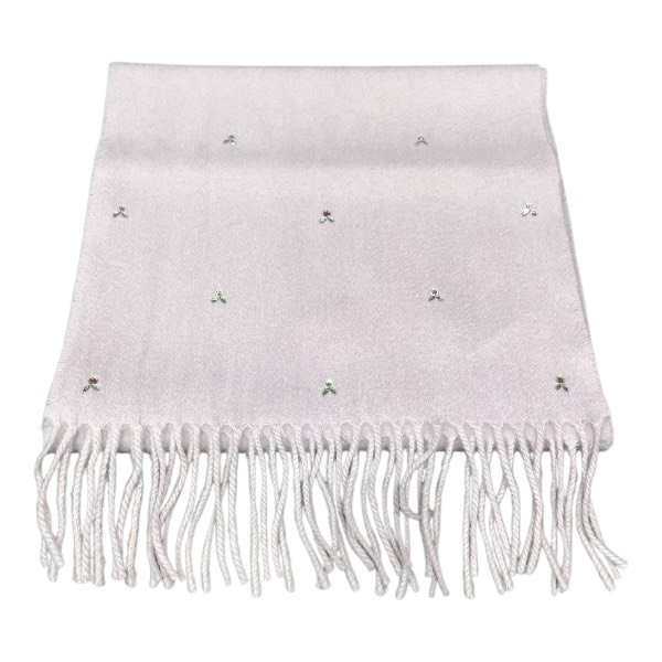 ジルスチュアート ラインストーン カシミヤ ブランド小物 マフラー レディース【中古】