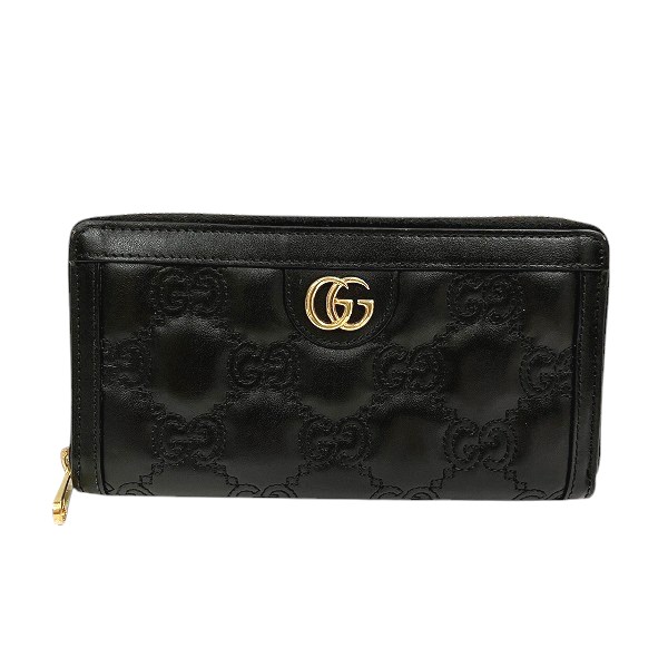 グッチ GUCCI GGマトラッセ ジップアラウンドウォレット 723784 長財布 ユニセックス【中古】