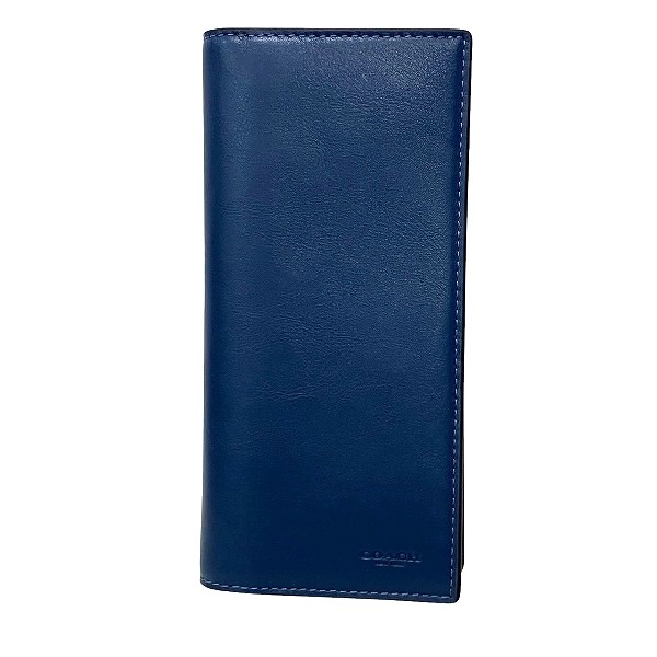 コーチ COACH ブレスト ポケット ウォレット CZ259 長財布 2つ折り財布 メンズ【中古】