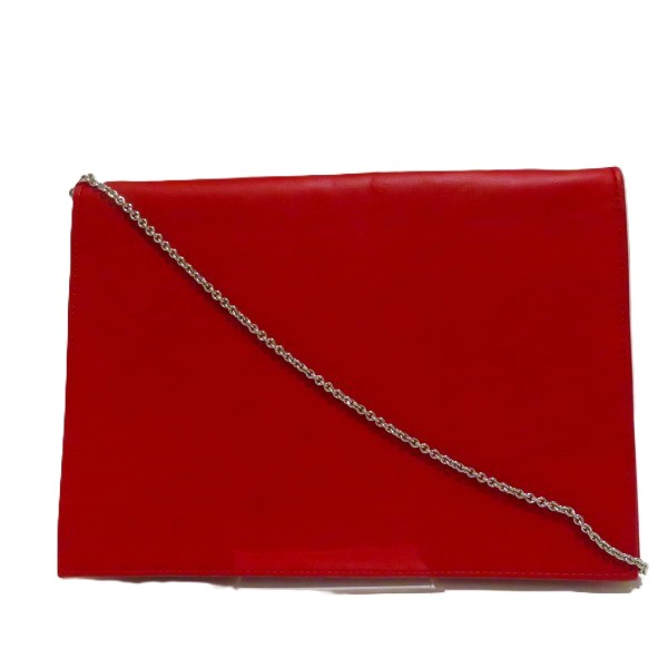 セオリー レッド チェーンショルダー バッグ ショルダーバッグ レディース【中古】