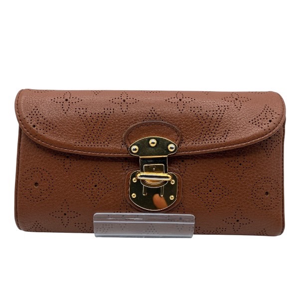 ルイヴィトン Louis Vuitton モノグラム・マヒナ ポルトフォイユ・アメリア M95996 長財布 3つ折り財布 ユニセックス【中古】