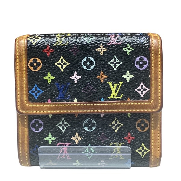 ルイヴィトン Louis Vuitton モノグラムマルチカラー ポルトモネビエ カルトクレディ M92984 3つ折り財布 レディース【中古】