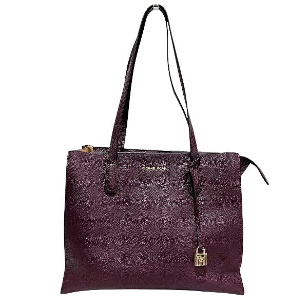 マイケル・コース AV-1705 パープル レザー バッグ トートバッグ レディース【中古】