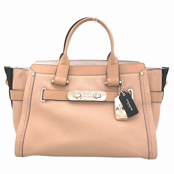 コーチ COACH スワッガー 34420 2way バッグ ハンドバッグ ショルダーバッグ レディース【中古】