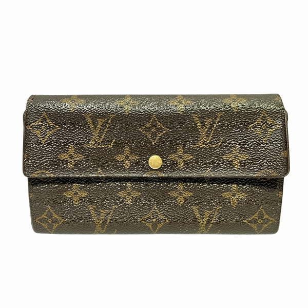 ルイヴィトン Louis Vuitton モノグラム ポシェット ポルトモネ クレディ M61725 長財布 ユニセックス【中古】