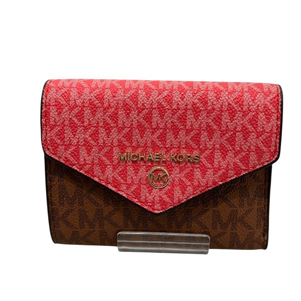 マイケル・コース 32S1GT9E6B ジェットセットチャーム 三つ折り財布 レディース【中古】