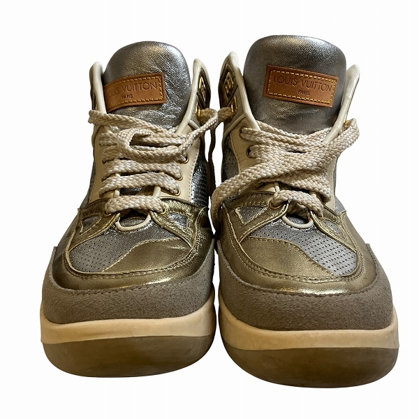 ルイヴィトン Louis Vuitton ハイカット スニーカー ブランド小物 靴 レディース【中古】