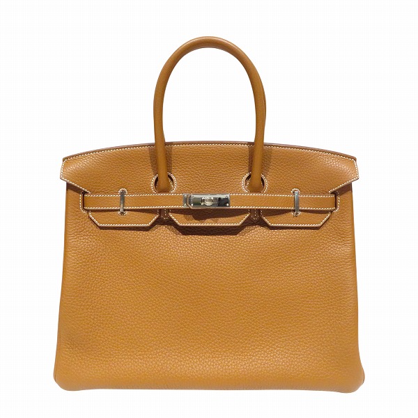 エルメス Hermes バーキン35 T刻印 トリヨン ゴールド バッグ ハンドバッグ レディース【中古】