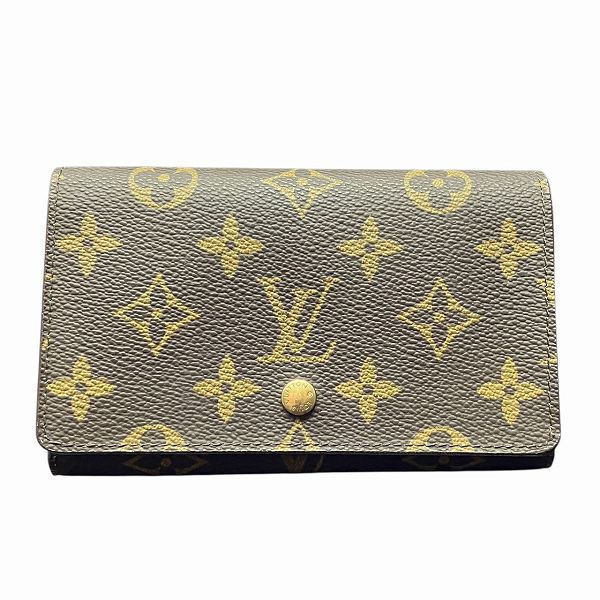ルイヴィトン Louis Vuitton モノグラム ポルトモネビエ トレゾール M61730 2つ折り財布 ユニセックス【中古】