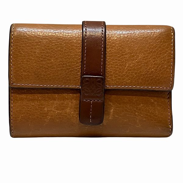ロエベ LOEWE バーティカルウォレット スモール 3つ折り財布 ユニセックス【中古】