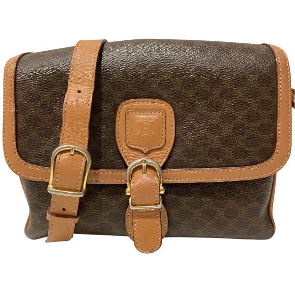 セリーヌ CELINE マカダム ヴィンテージ バッグ ショルダーバッグ レディース【中古】