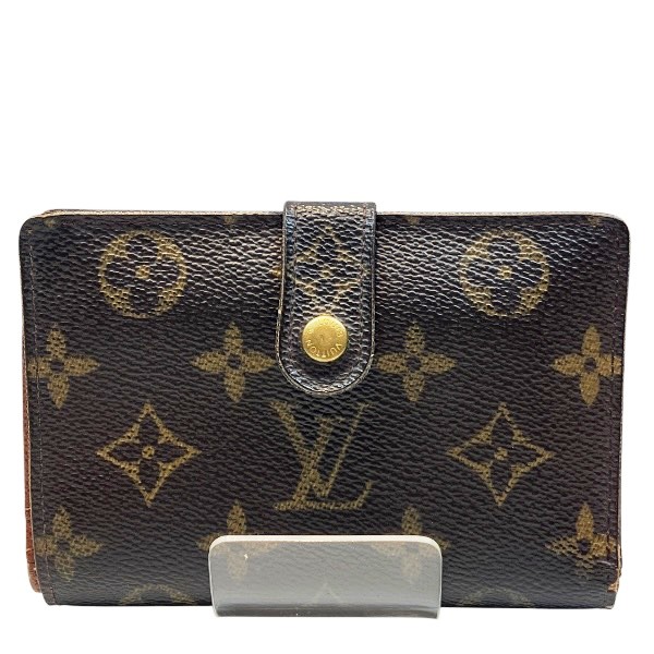 ルイヴィトン Louis Vuitton モノグラム ポルト モネビエ ヴィエノワ M61663 2つ折り財布 レディース【中古】