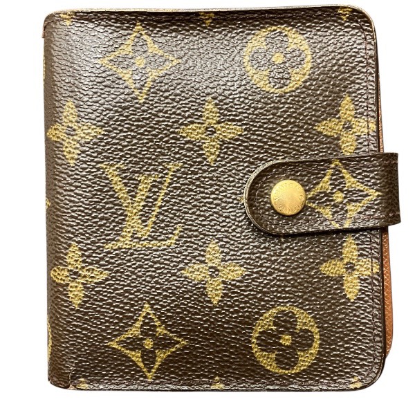 ルイヴィトン Louis Vuitton モノグラム コンパクトジップ M61667 2つ折り財布 ユニセックス【中古】