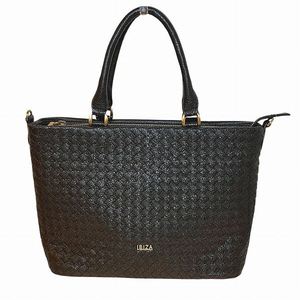 イビサ マノ カーフレザー バッグ ハンドバッグ ショルダーバッグ レディース【中古】