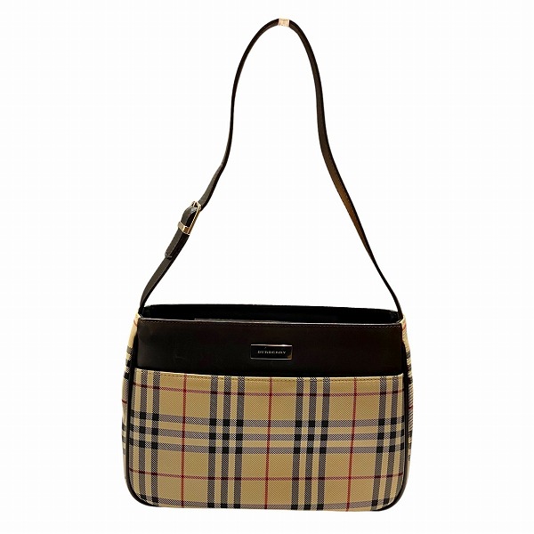 バーバリー Burberry ノバチェック ワンショルダー バッグ ショルダーバッグ レディース【中古】
