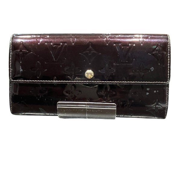ルイヴィトン Louis Vuitton ヴェルニ ポルトフォイユ サラ M90152 長財布 レディース【中古】
