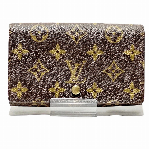 ルイヴィトン Louis Vuitton モノグラム ポルトモネビエ トレゾール M61730 2つ折り財布 ユニセックス【中古】
