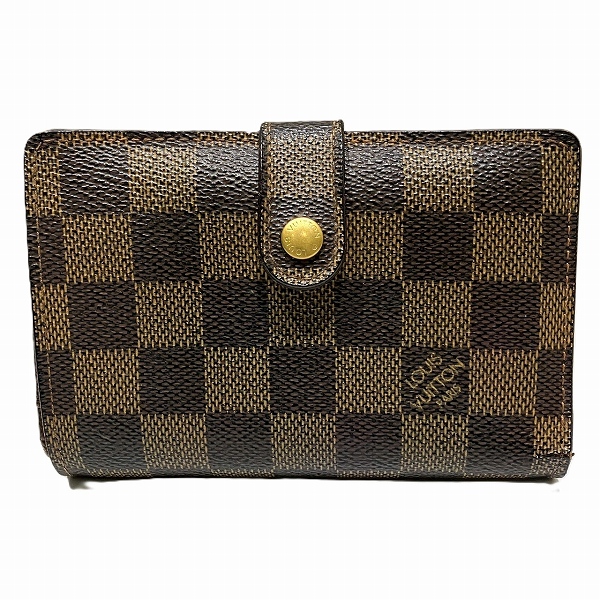 ルイヴィトン Louis Vuitton ダミエ ポルト フォイユ ヴィエノワ N61674 2つ折り財布 ユニセックス【中古】