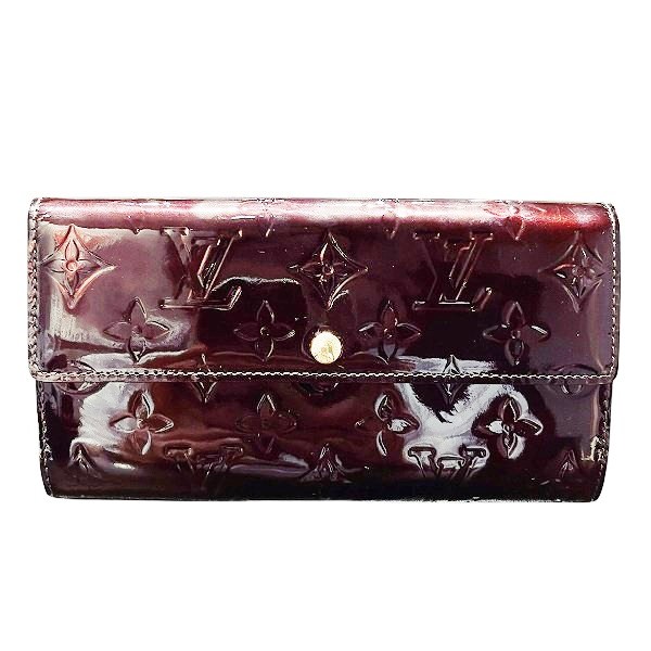 ルイヴィトン Louis Vuitton モノグラムヴェルニ ポルトフォイユサラ M93577 長財布 2つ折り財布 レディース【中古】