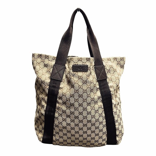 グッチ GUCCI GGキャンバス 189669 バッグ ハンドバッグ トートバッグ ユニセックス【中古】