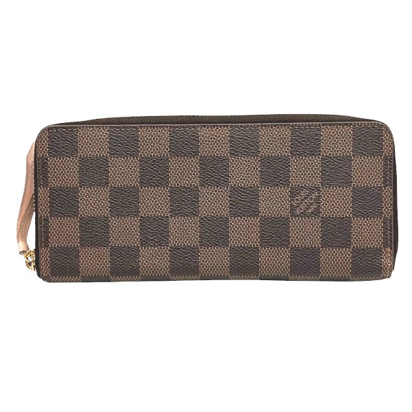 ルイヴィトン Louis Vuitton ダミエ ポルトフォイユ クレマンス M61298 長財布 レディース【中古】