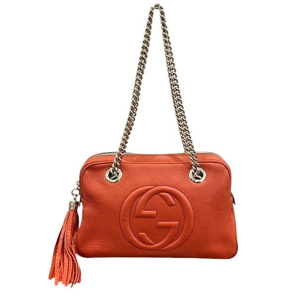 グッチ GUCCI インターロッキングG 308983 タッセル チェーン バッグ ショルダーバッグ レディース【中古】
